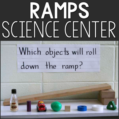 Ramps in the Science Center - PreKinders Preschool Activities