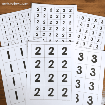 Large Numeral Printables and More - PreKinders