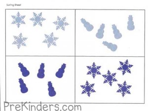 Sorting Printables - PreKinders Preschool Activities