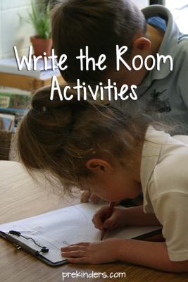 Write the Room Activities: Fun Ways to Write in Preschool, Pre-K