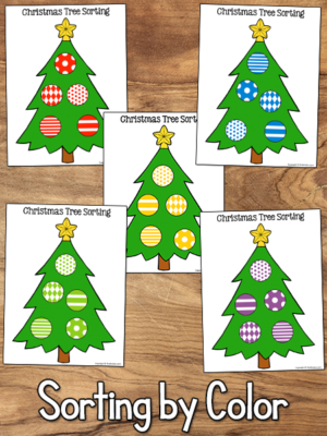 Christmas Sorting Printable for Pre-K, Preschool Math - PreKinders ...