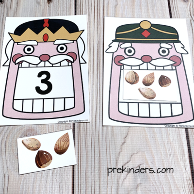 Nutcracker Number Game - PreKinders Preschool Activities