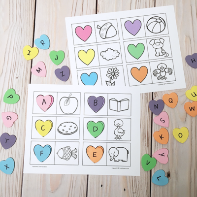 Valentines Letter Activities - PreKinders Preschool Activities