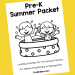 Pre-K Summer Packet - PreKinders Preschool Activities