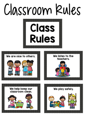 Pre-K Classroom Rules - PreKinders Preschool Activities