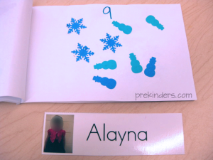 Pre-K Math Portfolios - PreKinders Preschool Activities