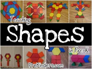 Teaching Shapes in Pre-K - PreKinders Preschool Activities