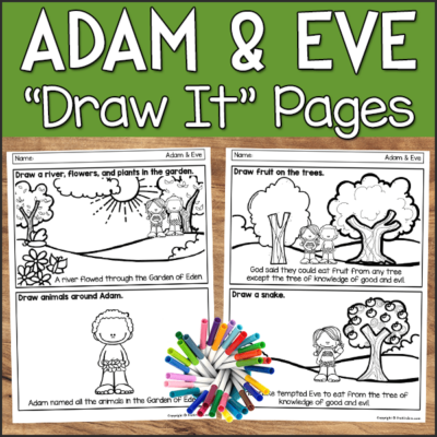 Adam & Eve: Christian Preschool Activities - PreKinders Preschool ...