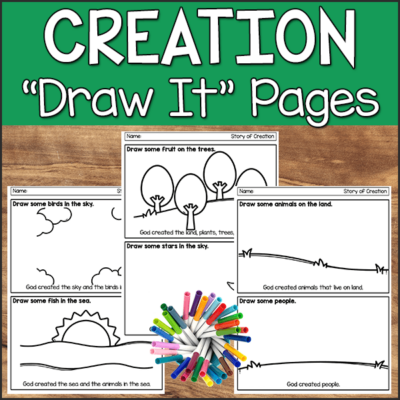 Story of Creation: Christian Preschool Activities - PreKinders ...