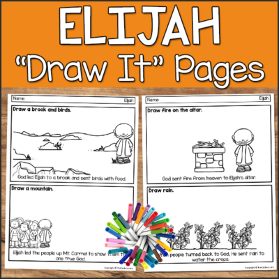 Elijah: Christian Preschool Activities - PreKinders Preschool Activities