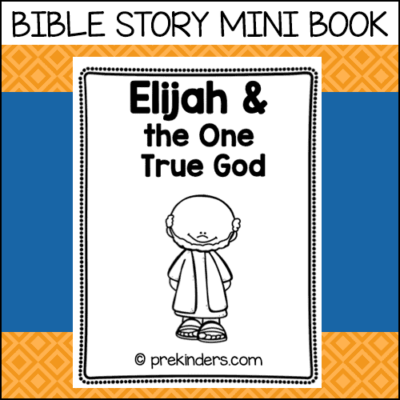 Elijah: Christian Preschool Activities - PreKinders Preschool Activities