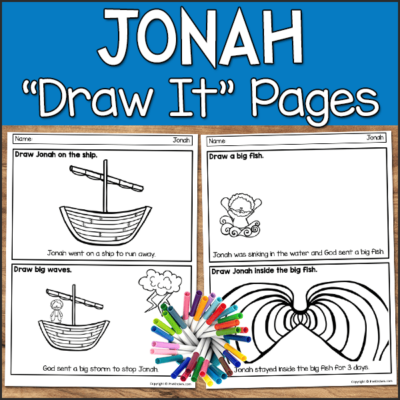 Jonah: Christian Preschool Activities - PreKinders Preschool Activities
