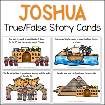 Joshua & the Battle of Jericho: Christian Preschool Activities ...
