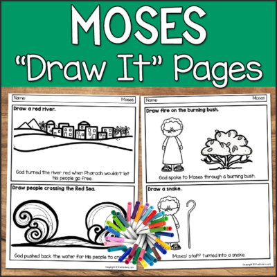 Moses & Pharaoh: Christian Preschool Activities - PreKinders Preschool ...