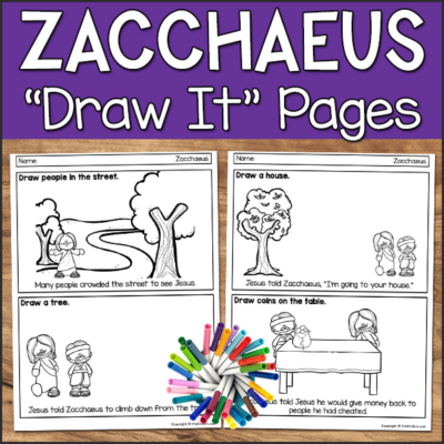 Zacchaeus: Christian Preschool Activities - PreKinders Preschool Activities