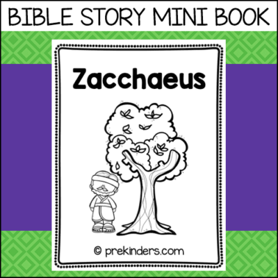 Zacchaeus: Christian Preschool Activities - PreKinders Preschool Activities