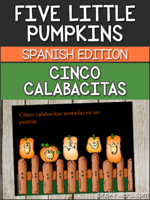 Five Little Pumpkins Printable Books - PreKinders