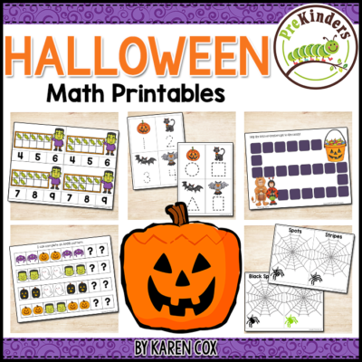Halloween Picture Word Cards - PreKinders Preschool Activities
