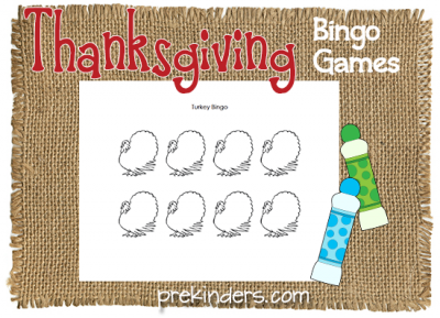 Thanksgiving Theme - PreKinders Preschool Activities