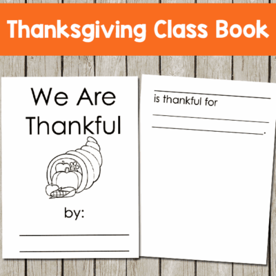 Thanksgiving Theme - PreKinders Preschool Activities