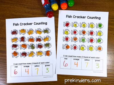 Fish Cracker Activities - PreKinders