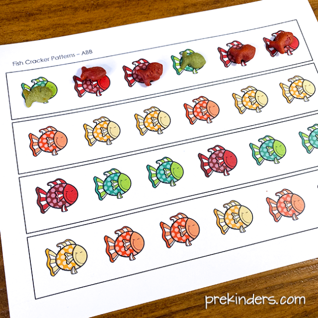 Fish Cracker Activities - PreKinders