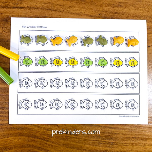 Fish Cracker Activities - PreKinders