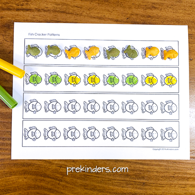 Fish Cracker Activities - PreKinders