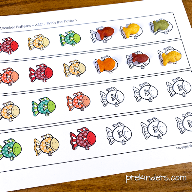 Fish Cracker Activities - PreKinders
