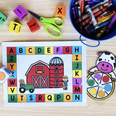 Farm Picture-Word Cards - PreKinders