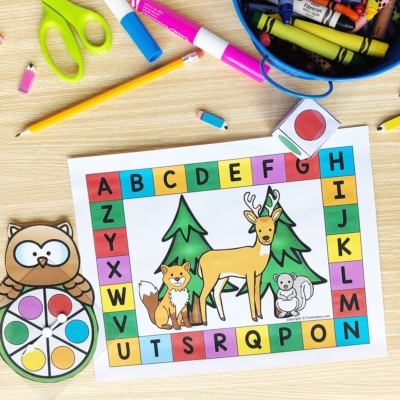 Forest Picture Word Cards - PreKinders Preschool Activities