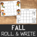 Roll 'n' Write Games - PreKinders