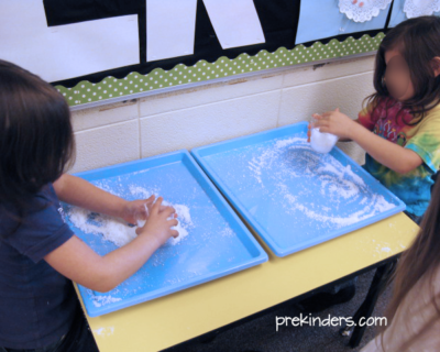 Instant Snow Science - PreKinders Preschool Activities
