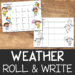 Roll 'n' Write Games - PreKinders