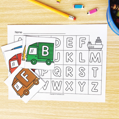 Pre-K Writing Center - PreKinders Preschool Activities