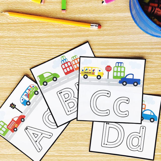 Transportation Word Cards - PreKinders Preschool Activities