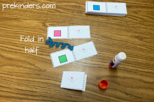 Mailbox Math for Valentine's Day in Preschool - PreKinders