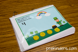 St. Patrick's Leprechaun Play Dough Mats