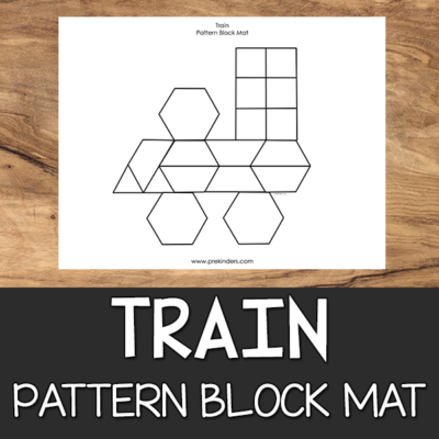 Transportation Pattern Block Mats - PreKinders Preschool Activities