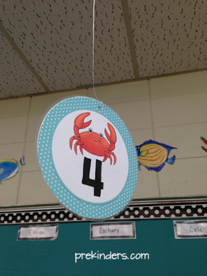 Beach Classroom Decor - PreKinders Preschool Activities
