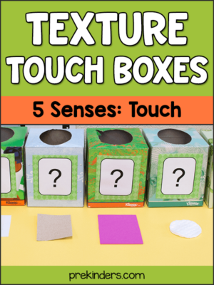 Texture Touch Boxes - PreKinders Preschool Activities
