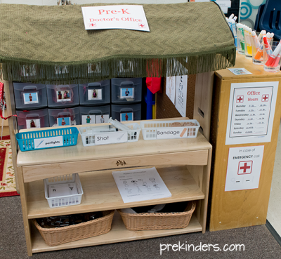 Doctor's Office Dramatic Play for Kids - PreKinders Preschool Activities