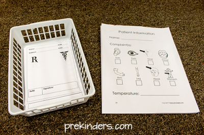 Doctor's Office Dramatic Play for Kids - PreKinders Preschool Activities