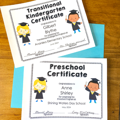 End of Year Certificates & Celebration | PreKinders Preschool Activities