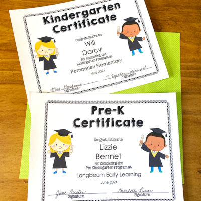End of Year Certificates & Celebration | PreKinders Preschool Activities
