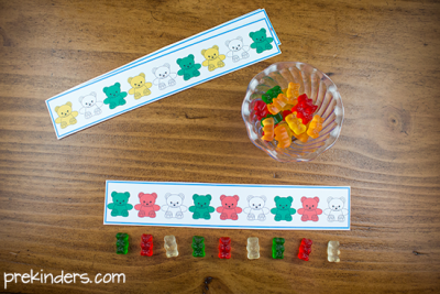 Gummy Bear Math Printables - PreKinders