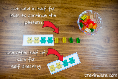 Gummy Bear Math Printables - PreKinders