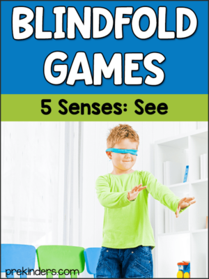 5 Senses: Blindfold Games - PreKinders Preschool Activities