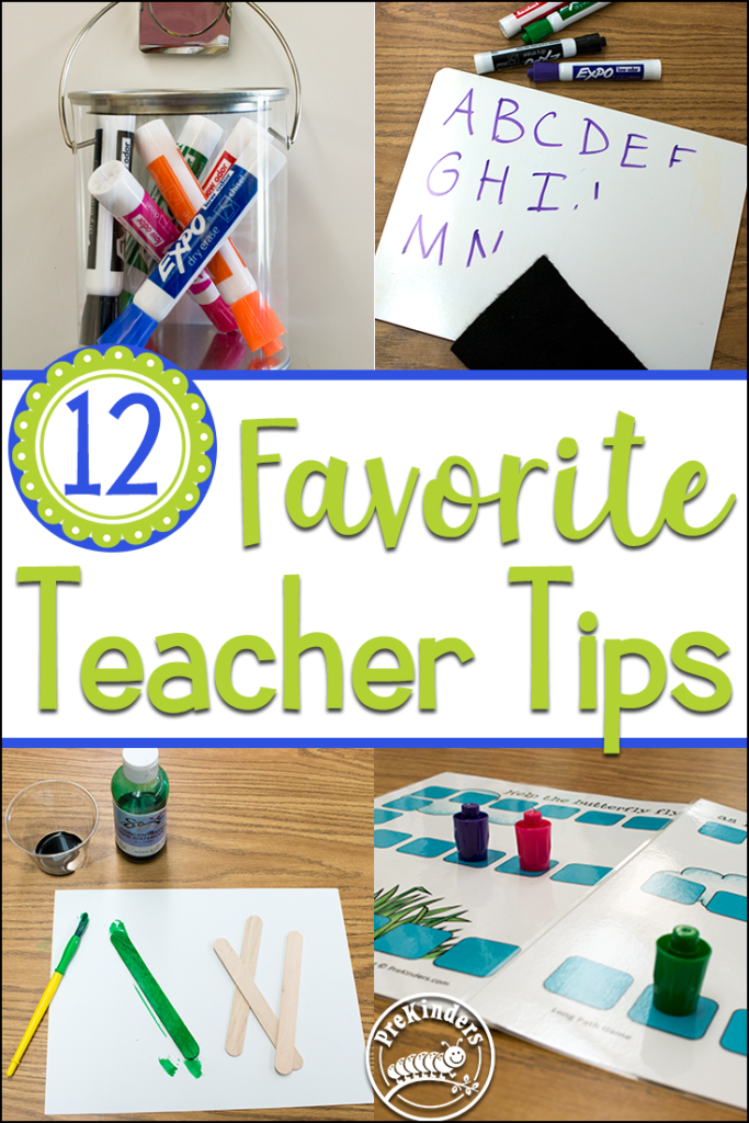 12 Favorite Tips for Teachers - PreKinders