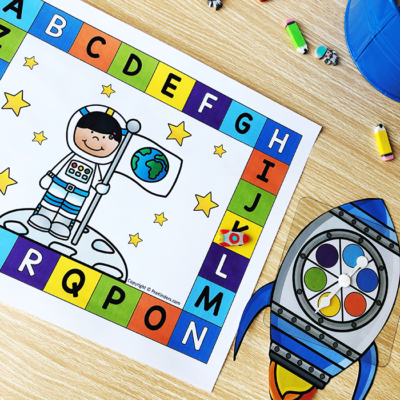 Space Picture-Word Cards - PreKinders